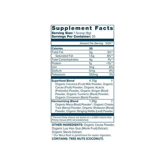 Organifi - Harmony Cacao blend designed to support women’s health ...