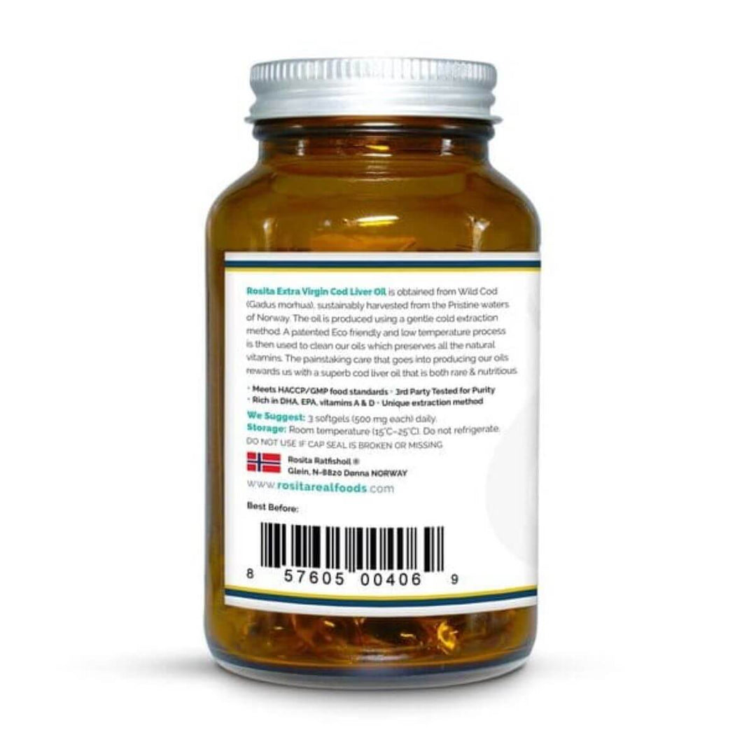 Rosita – Extra Virgin Cod Liver Oil Softgels | Buy Supplements
